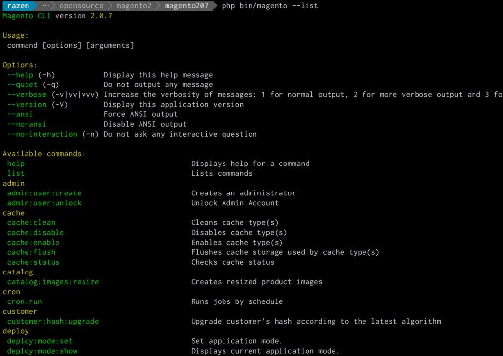 Configure your Bash Shell for Magento 2 CLI Commands - MagePsycho Blog